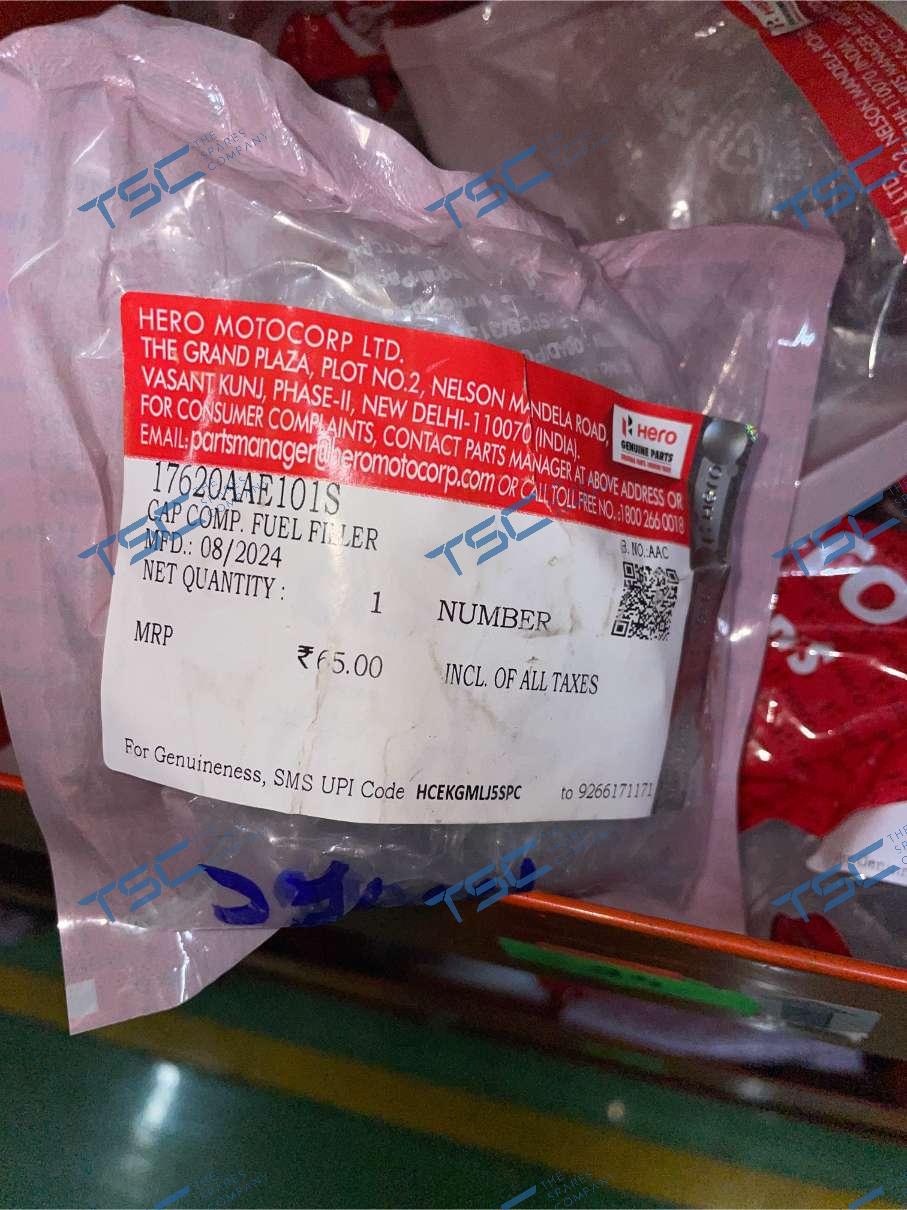 HERO GENUINE-CAP COMP. FUEL FILLER(17620AAE101S) – The Spares Company