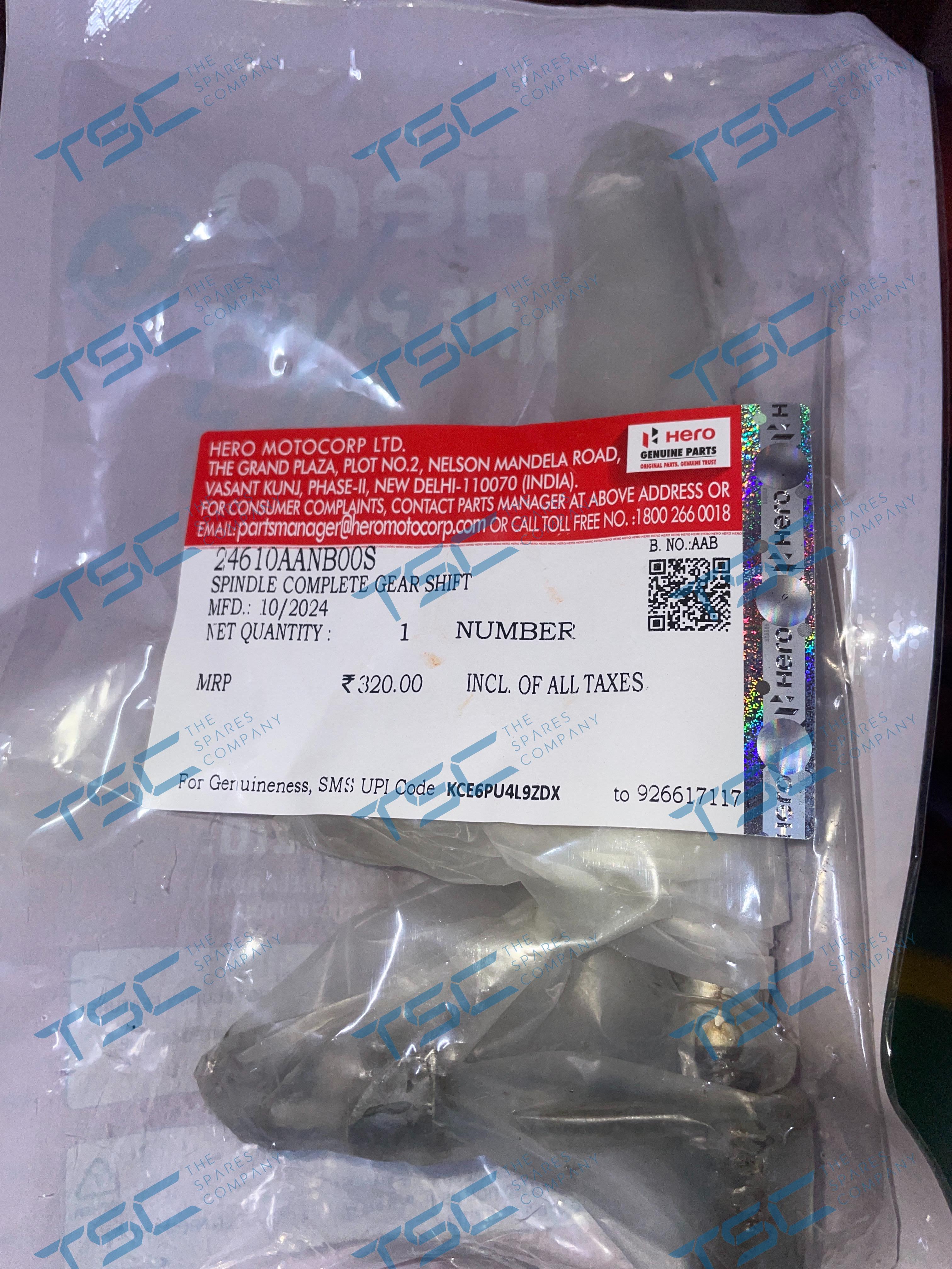 HERO GENUINE-SPINDLE COMP GEAR SHIFT(24610AANB00S) – The Spares Company