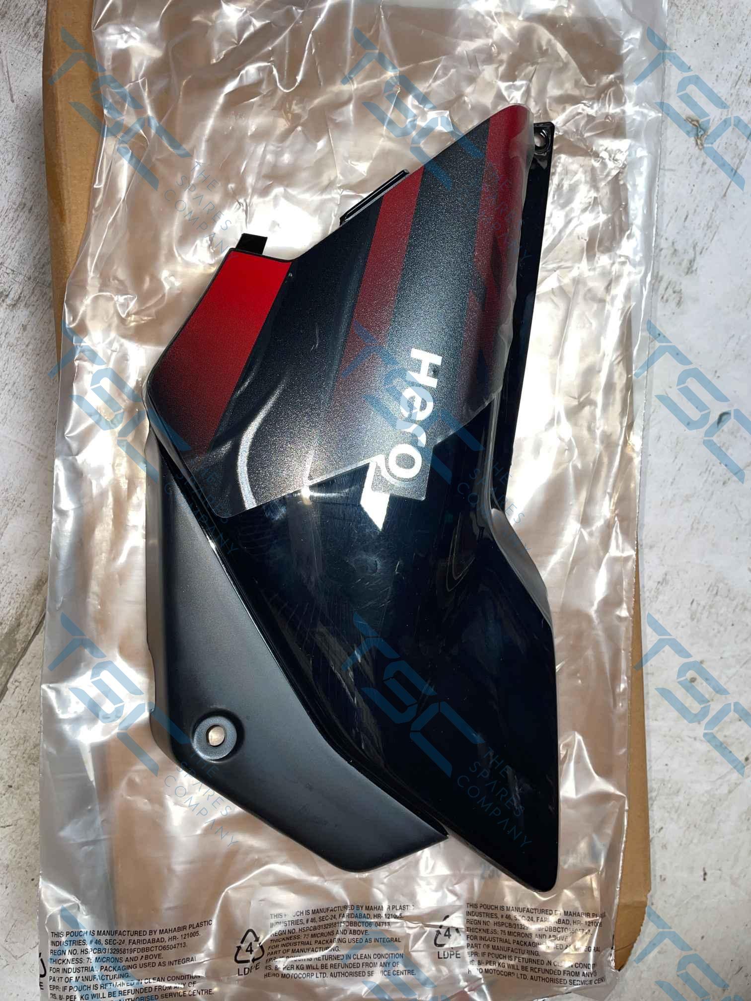 HERO GENUINE-R SIDE COVER(BLK NH-1(TY-1))(83500AAN200RS) – The Spares ...