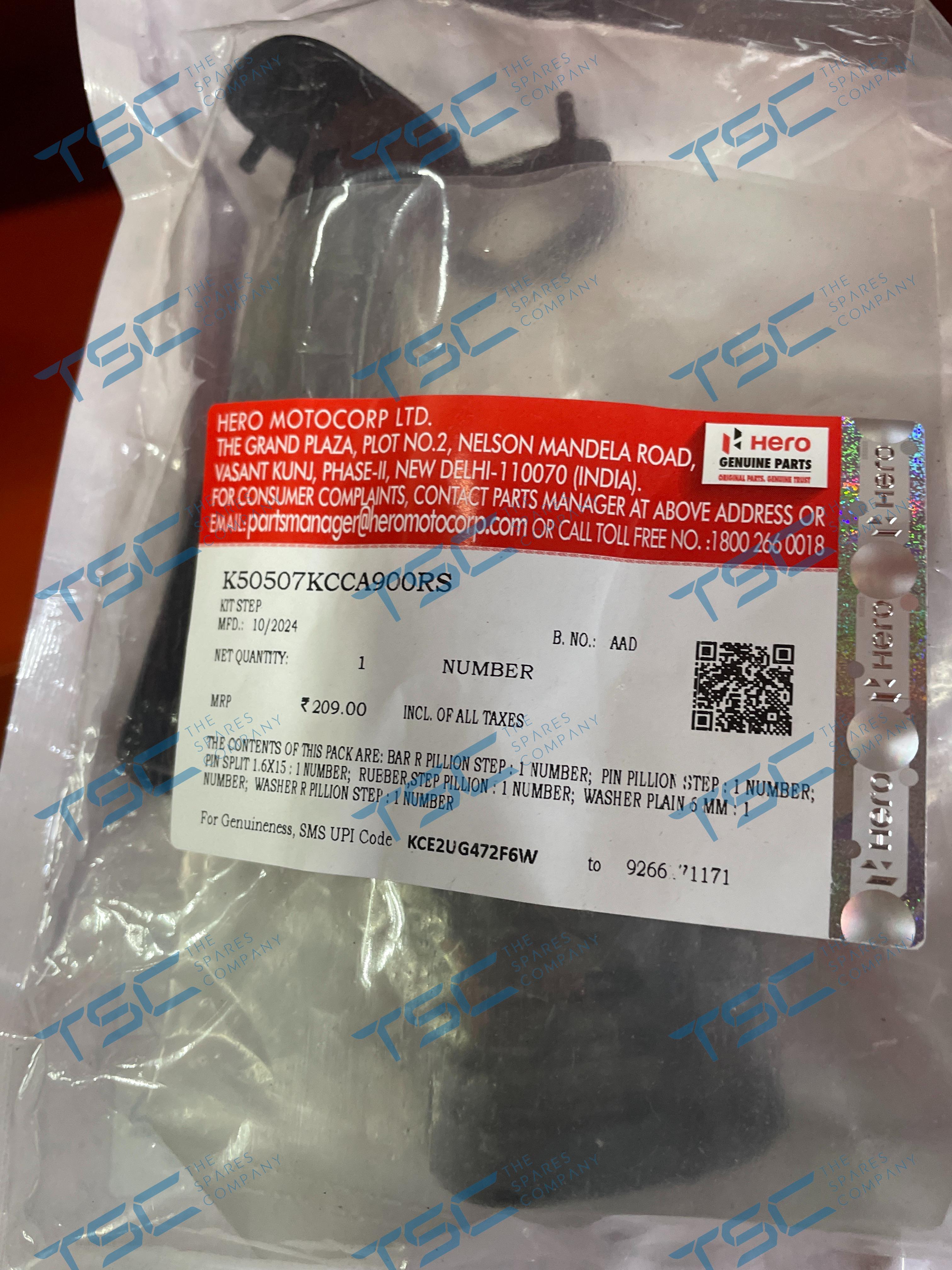 STEP PILLION R KIT – The Spares Company