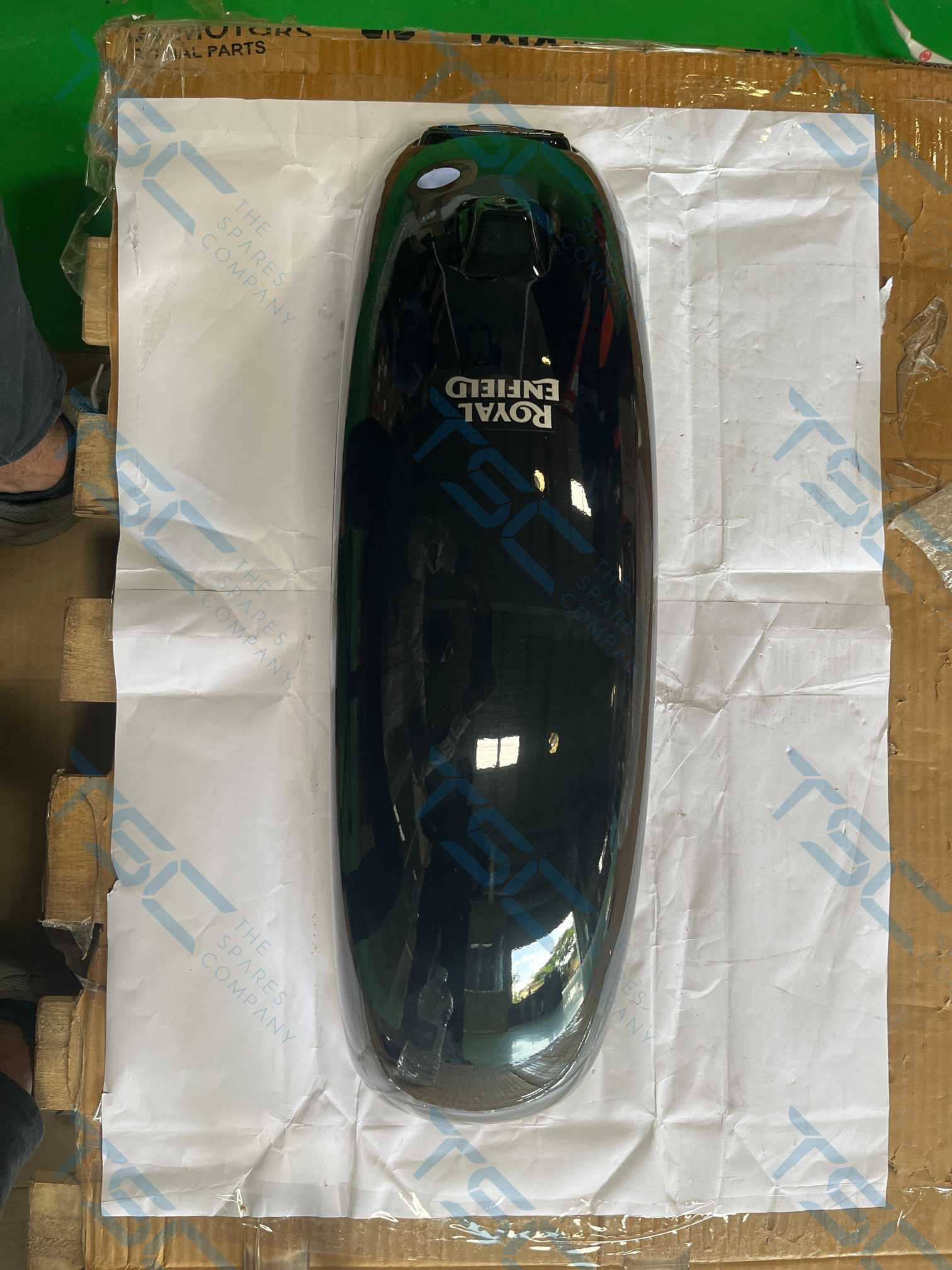 ROYAL ENFIELD GENUINE RMG WITH STICKER - GLOSS BLACK(RAQ00466) – The ...
